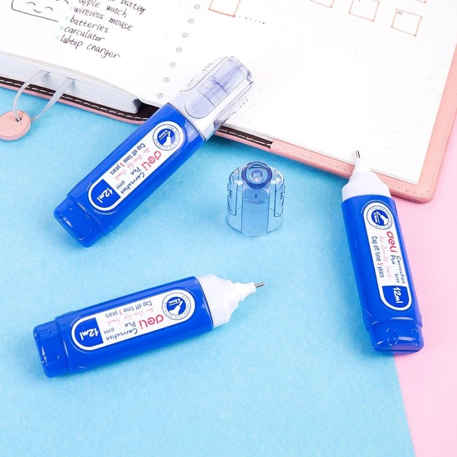 CH19930 - Deli Correction Pen Tipe x kertas kantor