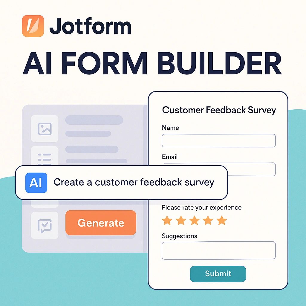 Revolutionizing Form Creation with Jotform's AI Form Builder