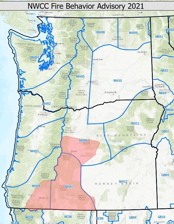 Potential for Extreme Fire Behavior