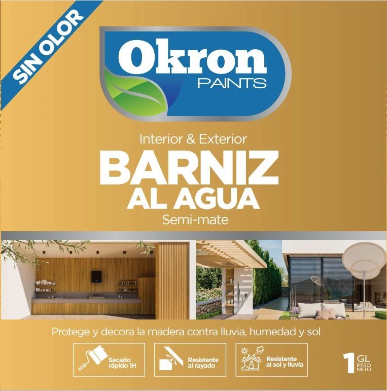 BARNIZ AL AGUA SEMI-MATE