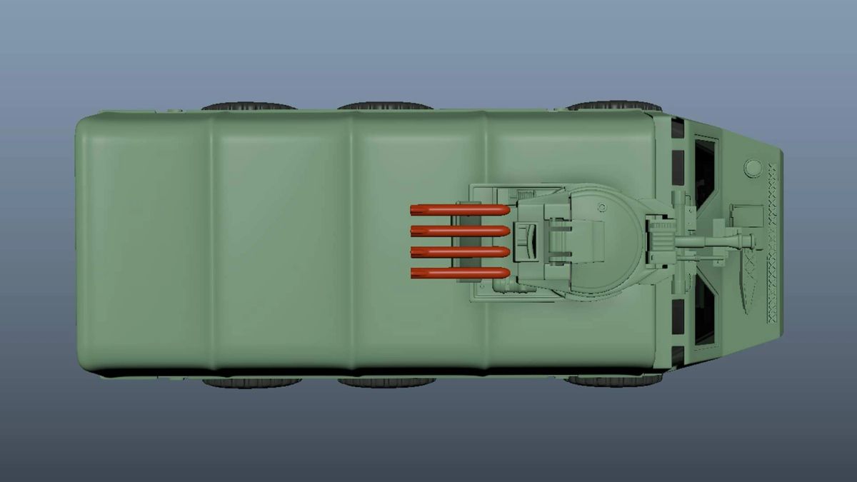 1:12 Scale ARMY APC