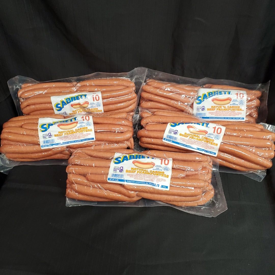 Natural Casing Hot Dog Fanatic Package 5- 5# Natural Casing