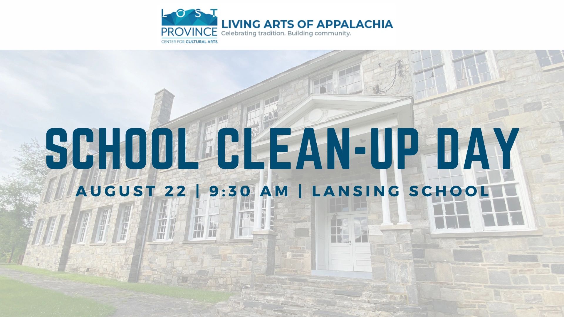 Volunteer with Us! Lansing School Clean-Up Day
