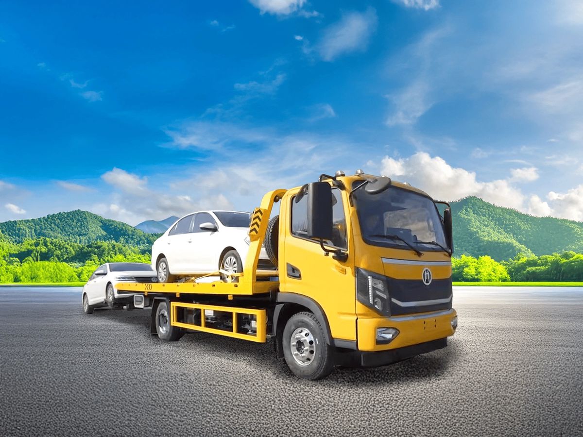 Pre-order HM6 BEVTR Class 6 Battery-Electric Rollback Tow Truck with ...