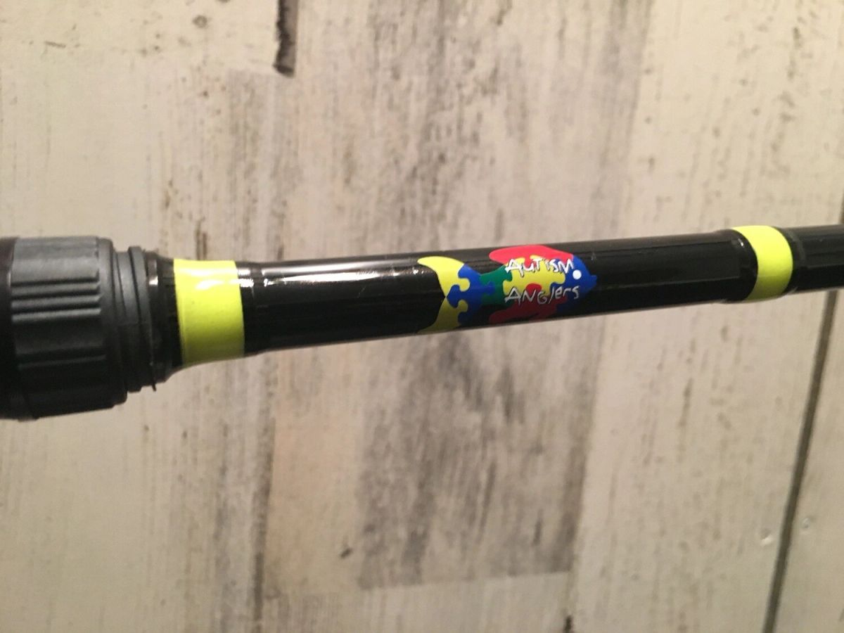 Fishing rod decal