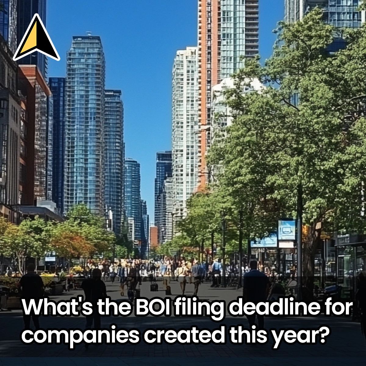 What's the BOI filing deadline for companies created this year?