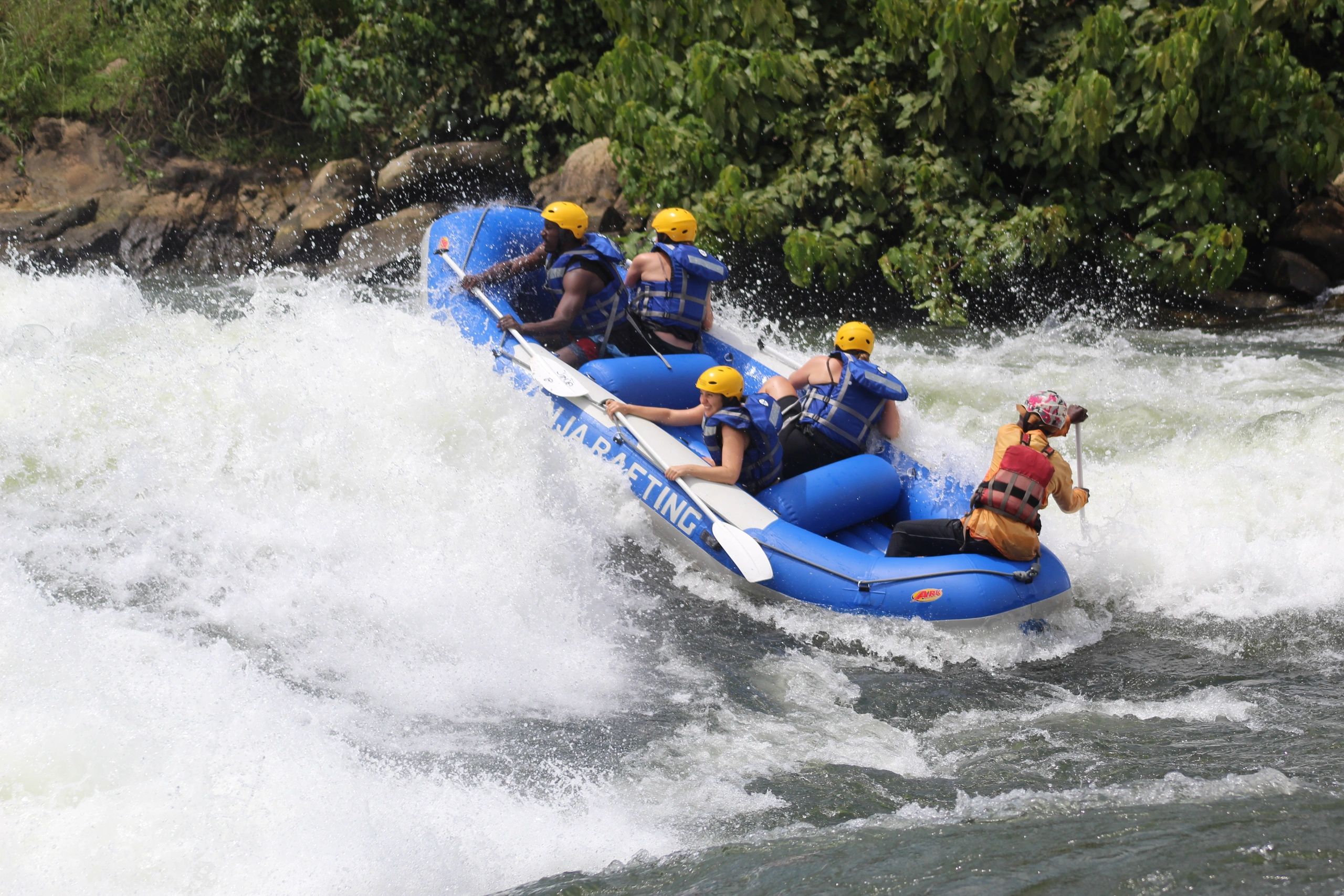 JINJA RAFTING - Tubing on the Nile, Kayaking Adventures, Whitewater Rafting