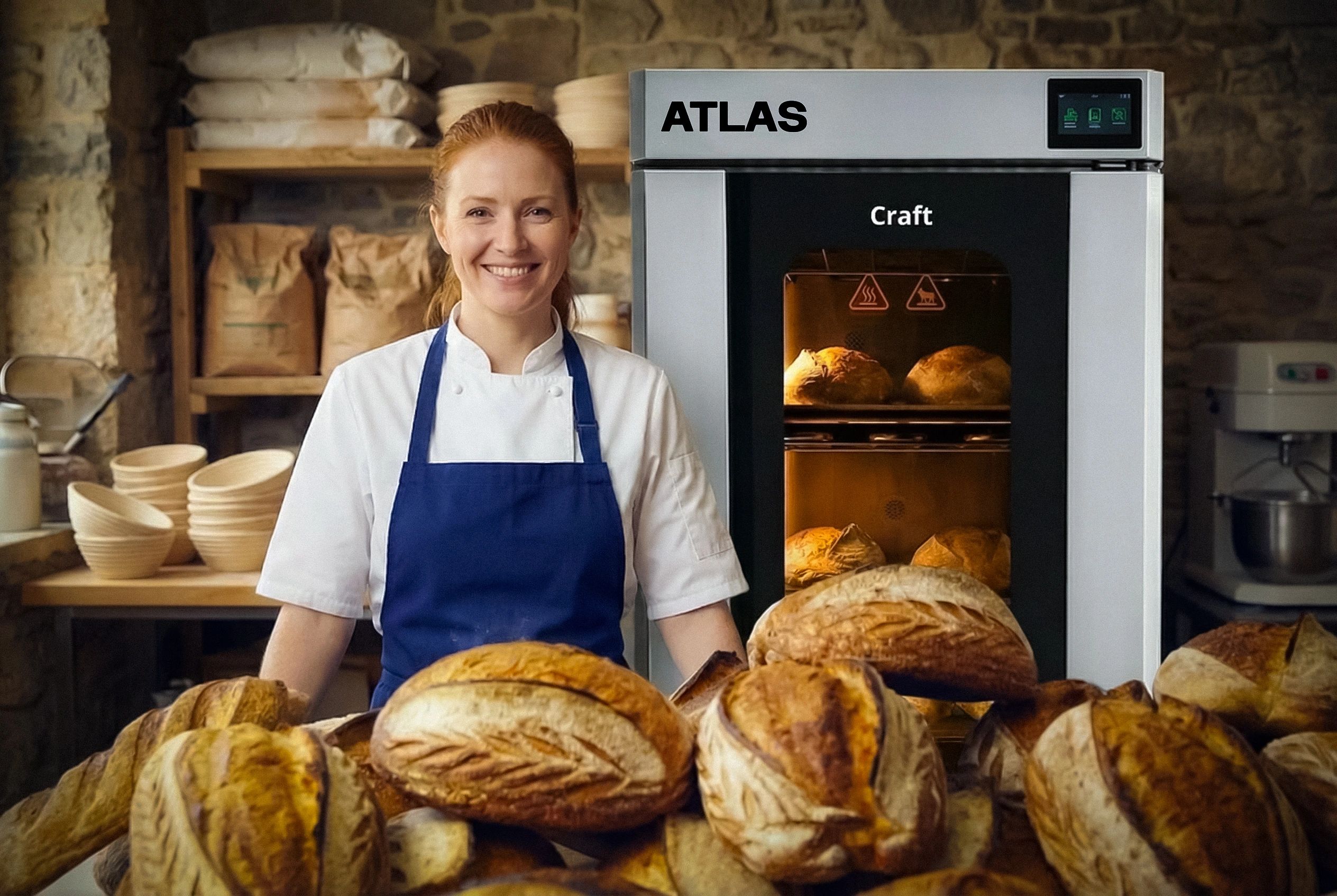 Atlas - Commercial Bakery Oven, Home Baking Oven, Bread Oven