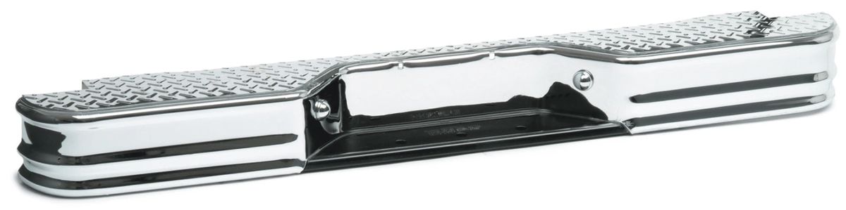 Ford F100 F150 F250 Bronco 1973-1996 Rear Step Bumper Chrome