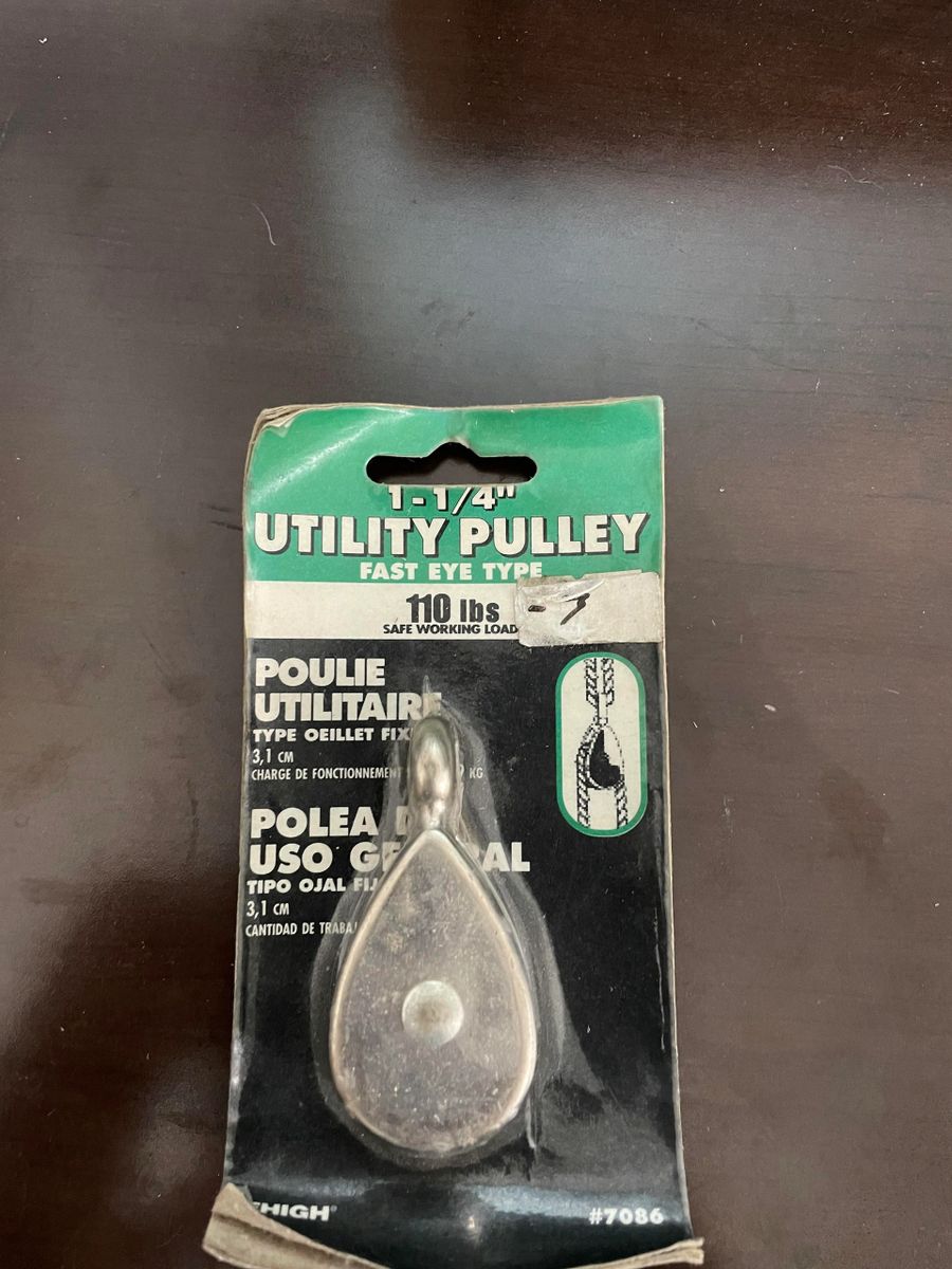 1-1/4" Utility Pulley Fast Eye Type