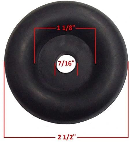 RUBBER REAR ROUND BUMP STOPS
