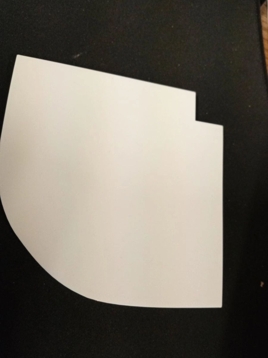 FIFTH WHEEL SLIDE OUT CORNER PLASTIC WHITE