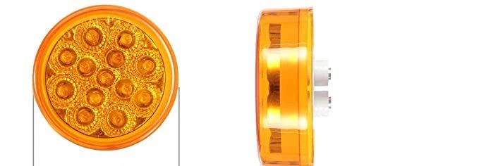 Round Amber Light 2.5