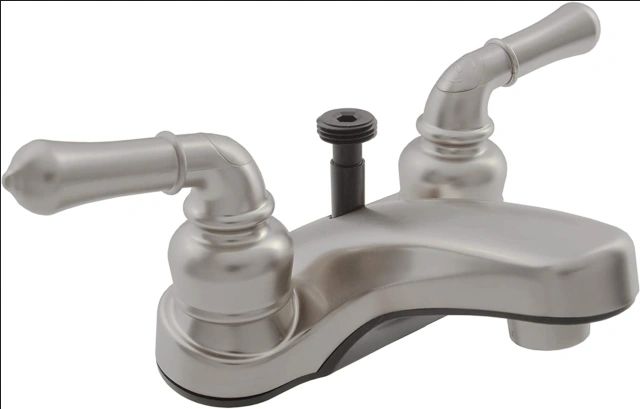 RV Lavy Faucet with Classical Handles and Shower Hose Diverter