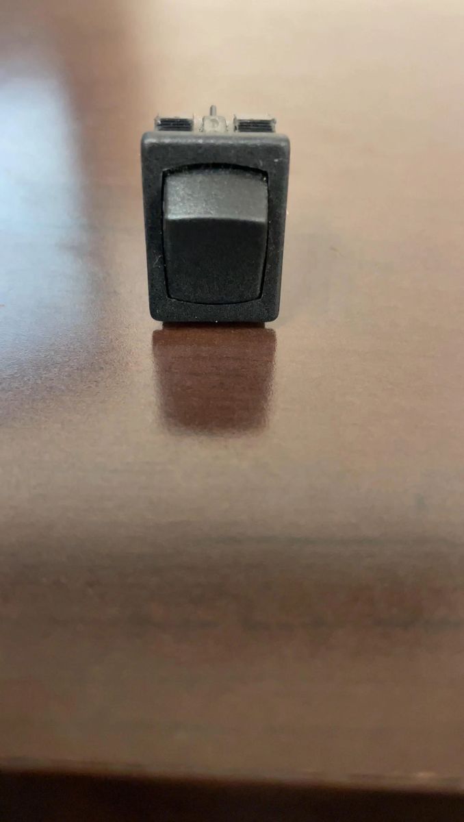 Mini 4-Pin ON/OFF Black Rocker Switch