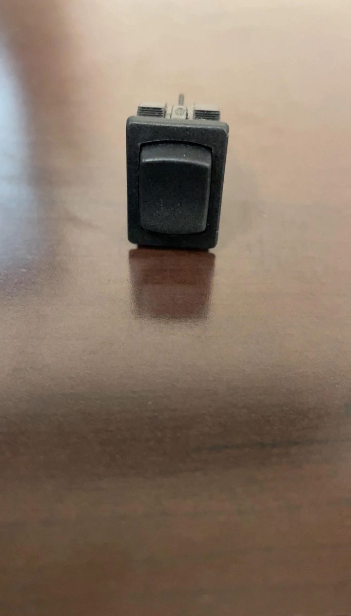 Mini 6-Pin Black Rocker Switch