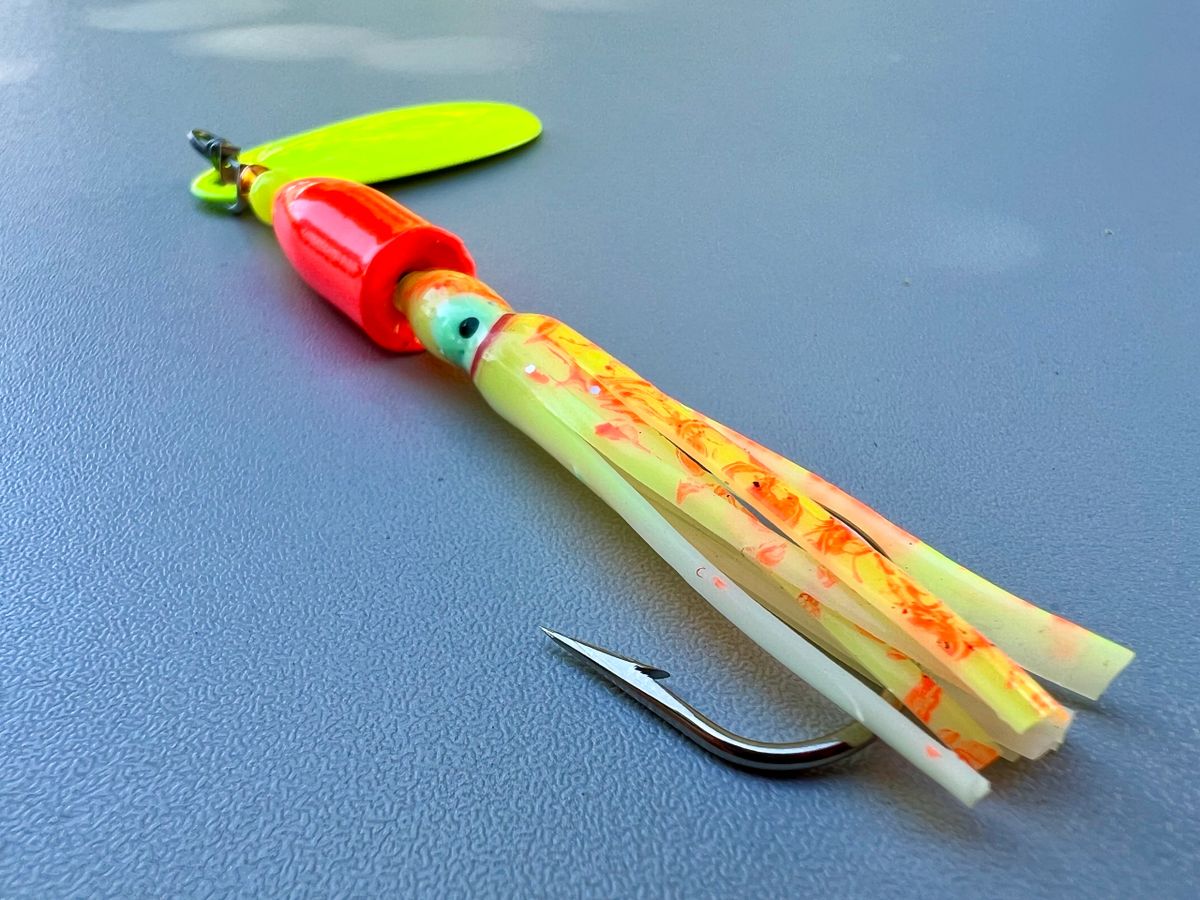 "3 Cheese" Bullet Squid Spinner 3/8oz-1/2oz Salmon & Steelhead Lure
