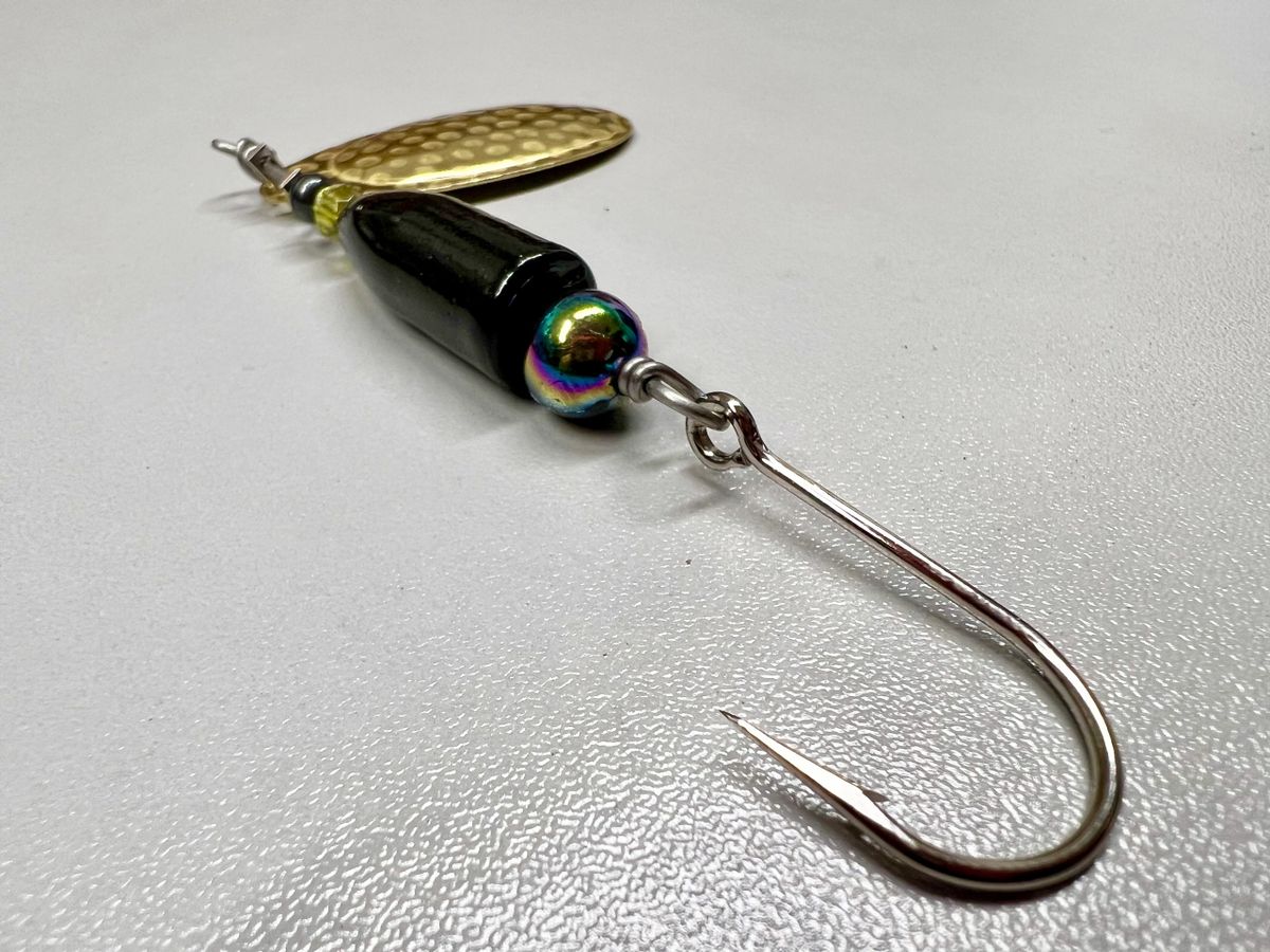 #4 "Black Gold" Bullet Spinner - Steelhead & Salmon Lure