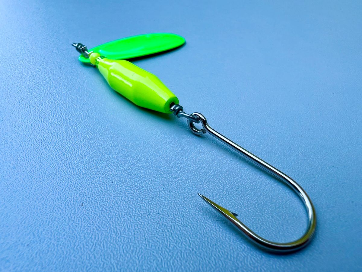 "Lemon-Lime" Torpedo Spinner, 1/2oz Steelhead & Salmon Lure