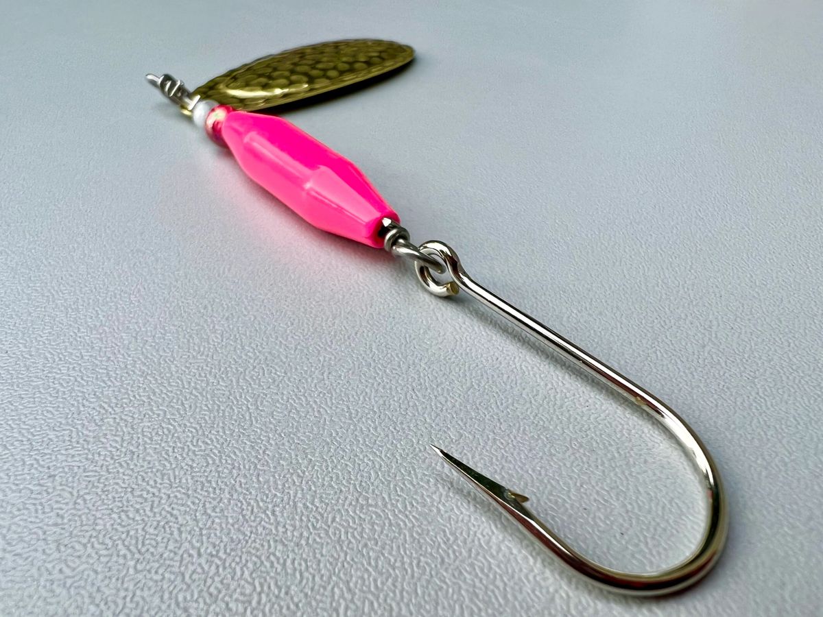 "Pink Gold" Torpedo Spinner 3/8oz - Salmon & Steelhead Lure