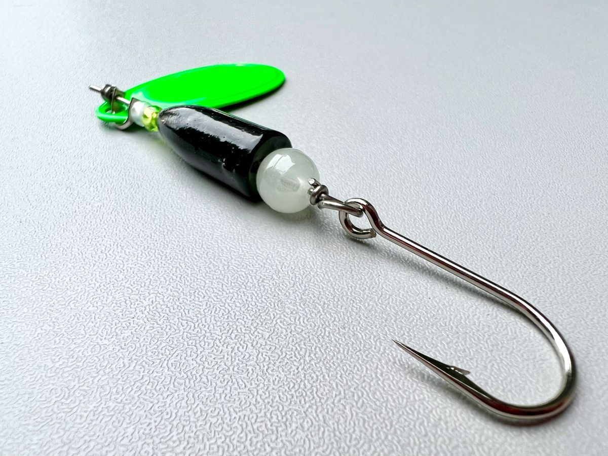 #4 "Slayer Glow" Bullet Spinner - Salmon - Steelhead - Trout Lure