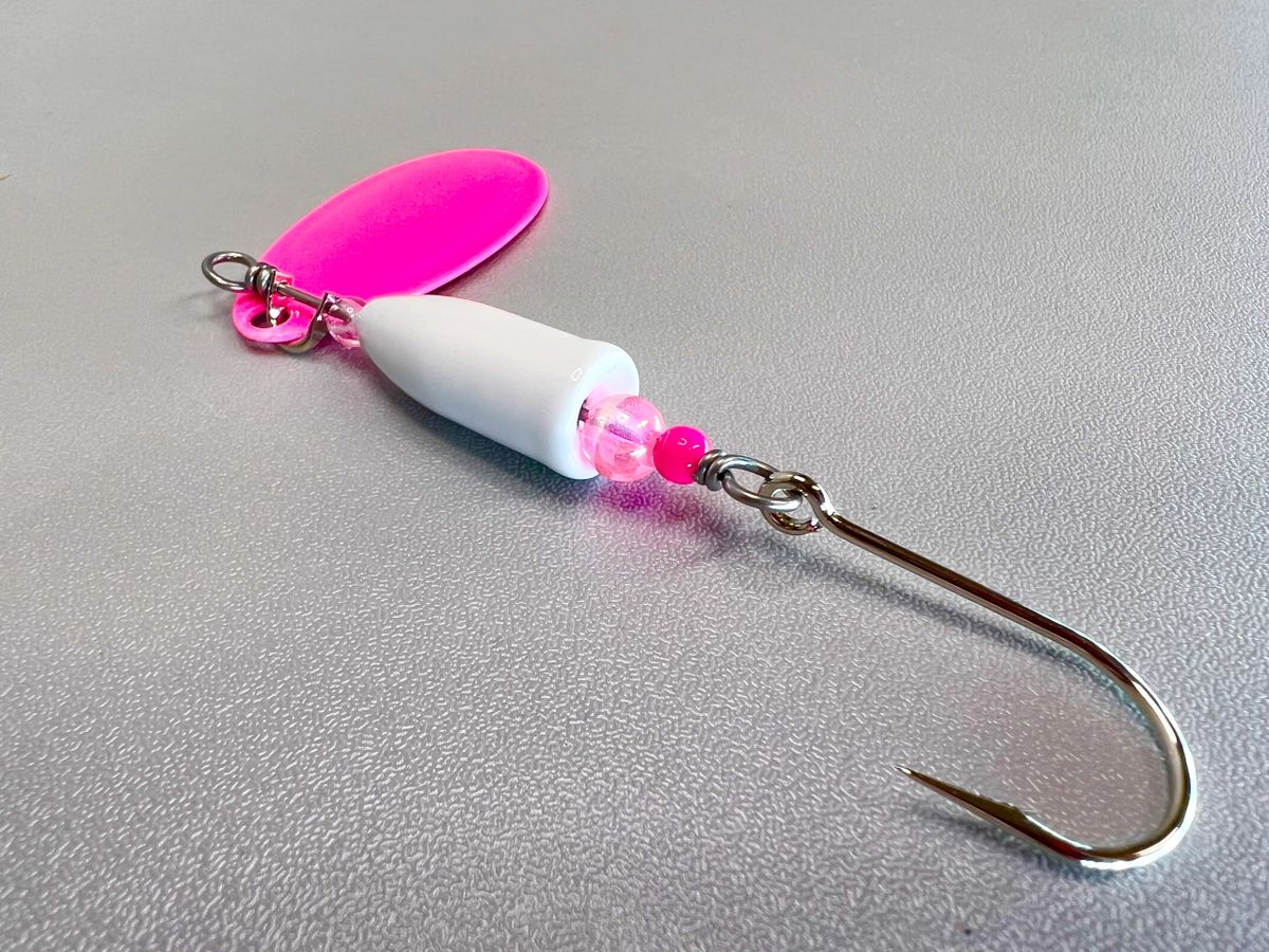 #4 "Cotton Candy" Bullet Spinner - Salmon - Steelhead - Trout Lure