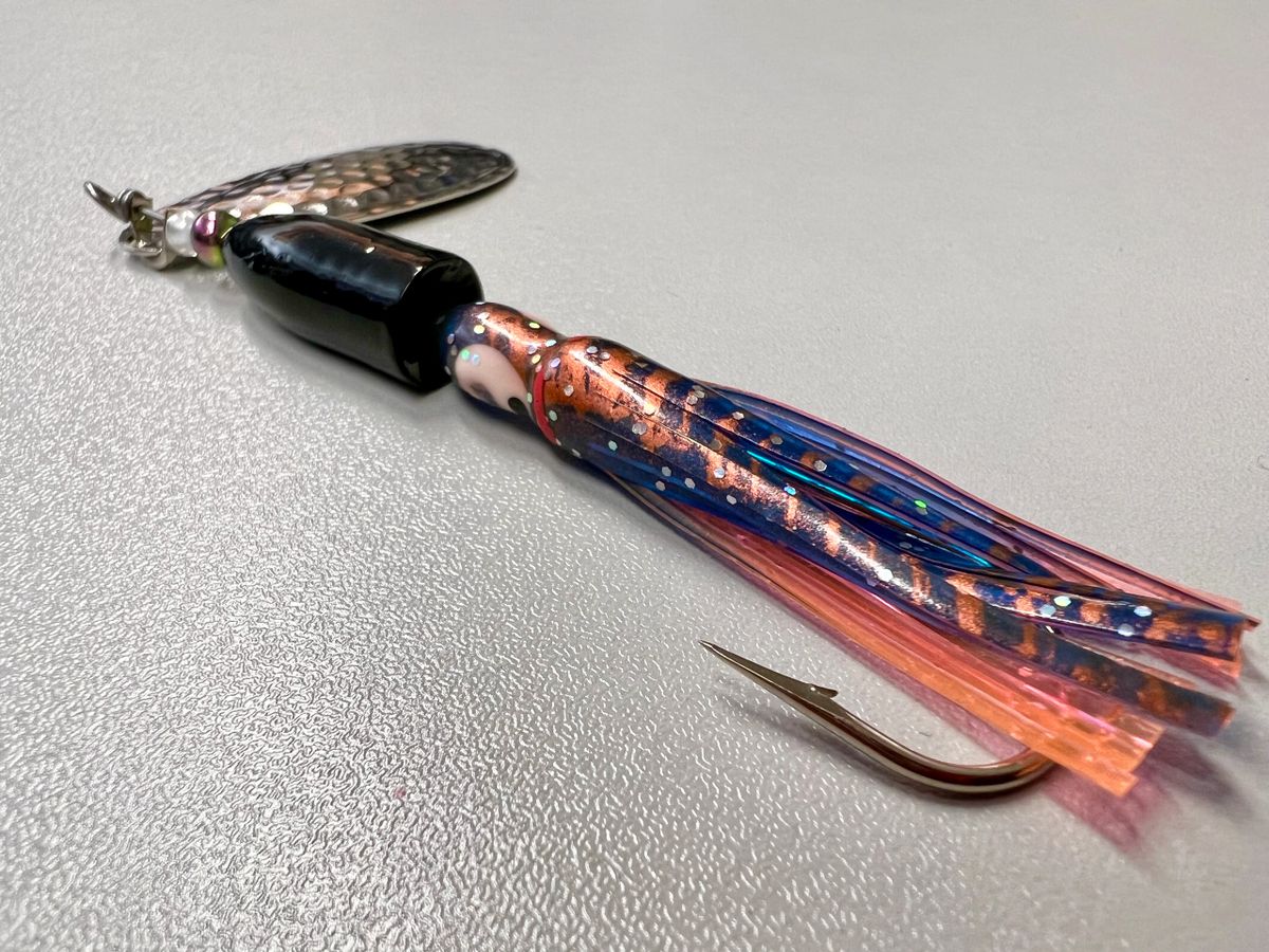 "Hendrix" Bullet Squid Spinner - Salmon & Steelhead Lure