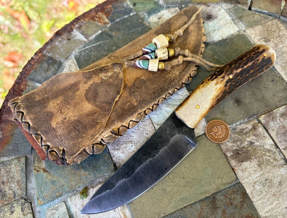 Frontier Traditional Hunting - Antiqued Stag - Smoked Deer Hide (Brain ...