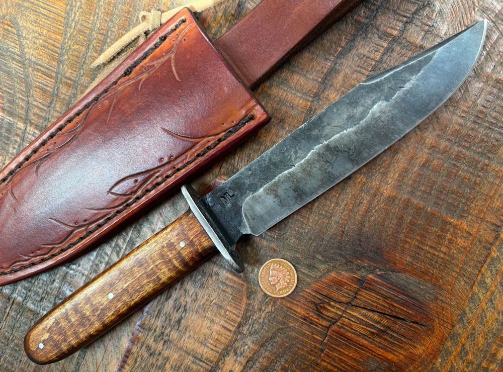 Belt Bowie - Antiqued Figured Curly Maple SOLD OUT