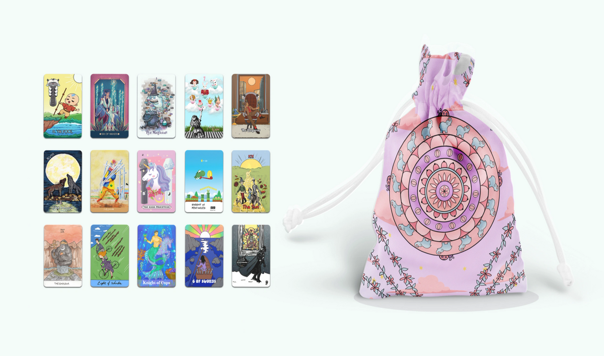 The Dream Tarot Tiles & Pouch set