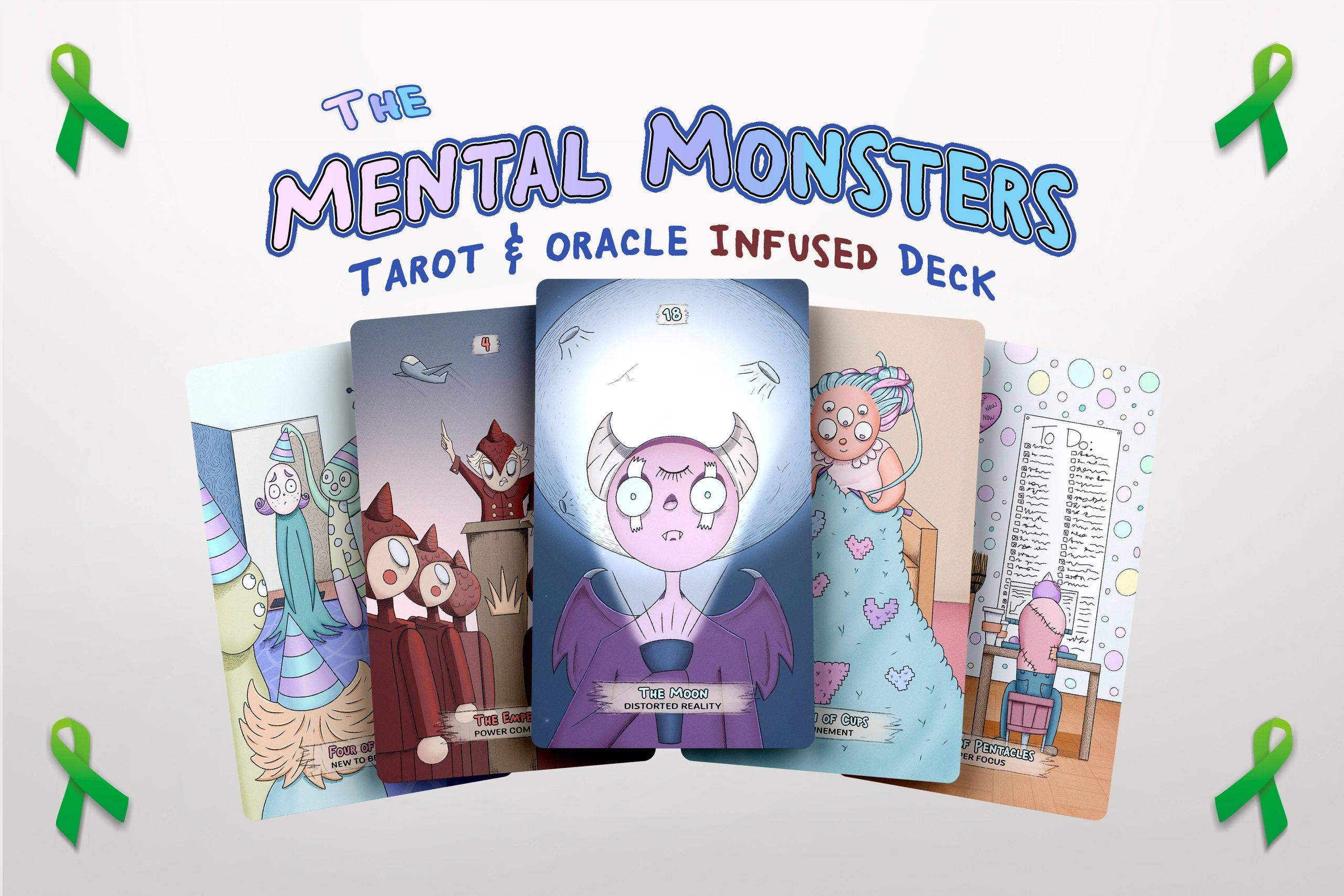 Push Kitty - Art, Conceptual Art, Tarot Cards