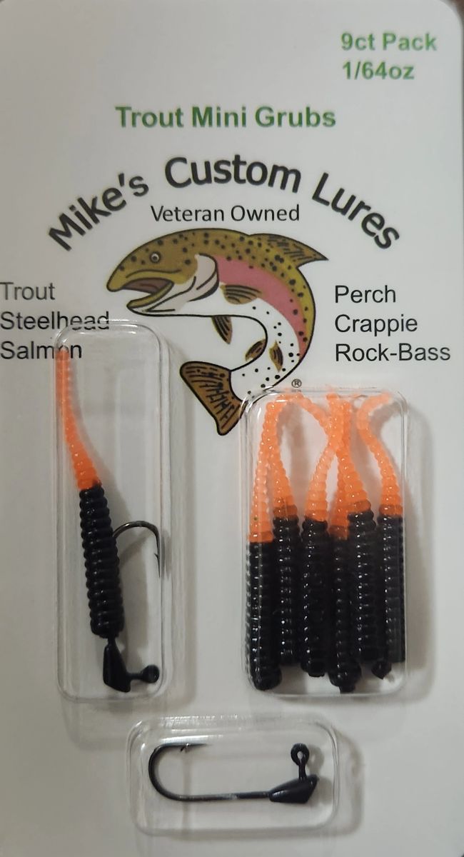 Trout Mini Grubs Dual Colors 11-20