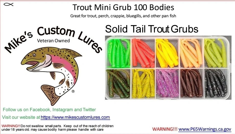 Trout Mini Grubs Kit #3