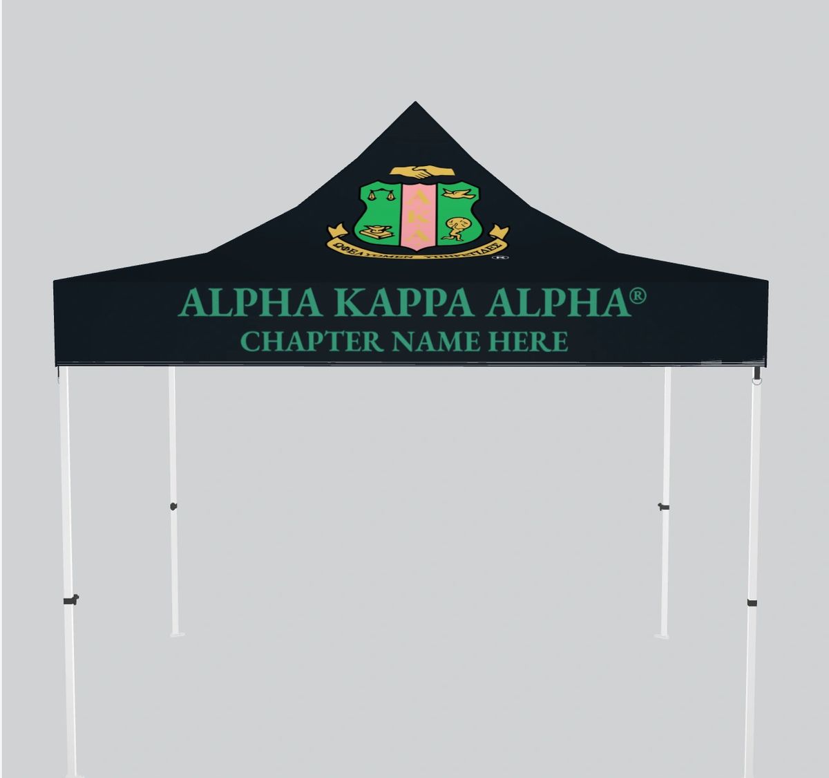 Alpha Kappa Alpha® Personalized Tent (Black)