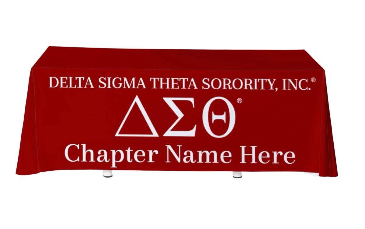 Delta Sigma Theta Tablecloth Red