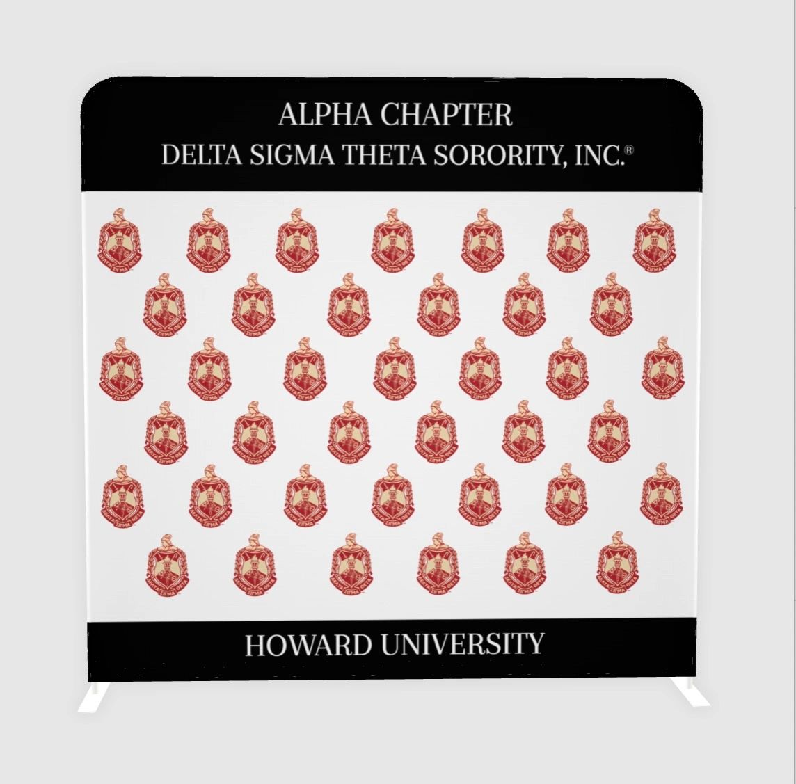 Delta Sigma Theta Tension Backdrop Display