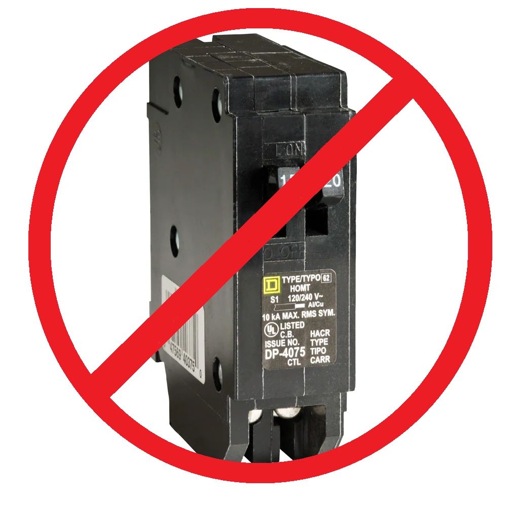 Don't use tandem breakers, until you have read this!