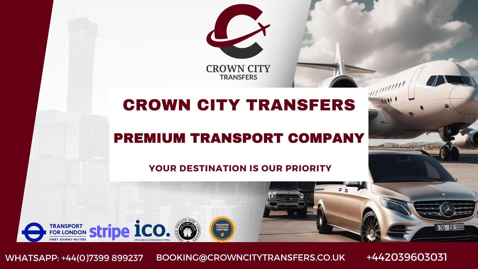 Crown City Transfers - Taxi, Airport Transfers