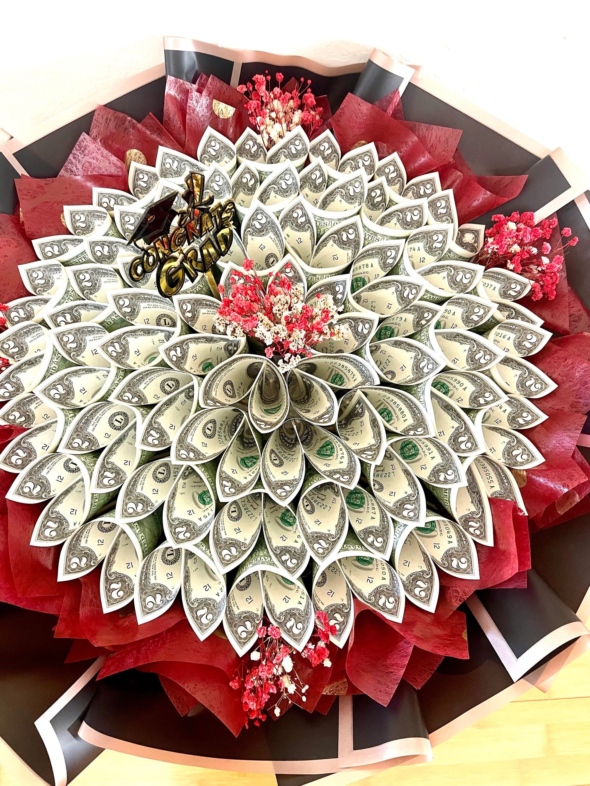 Beautiful Custom Money Bouquet - Unique and Memorable Gifts