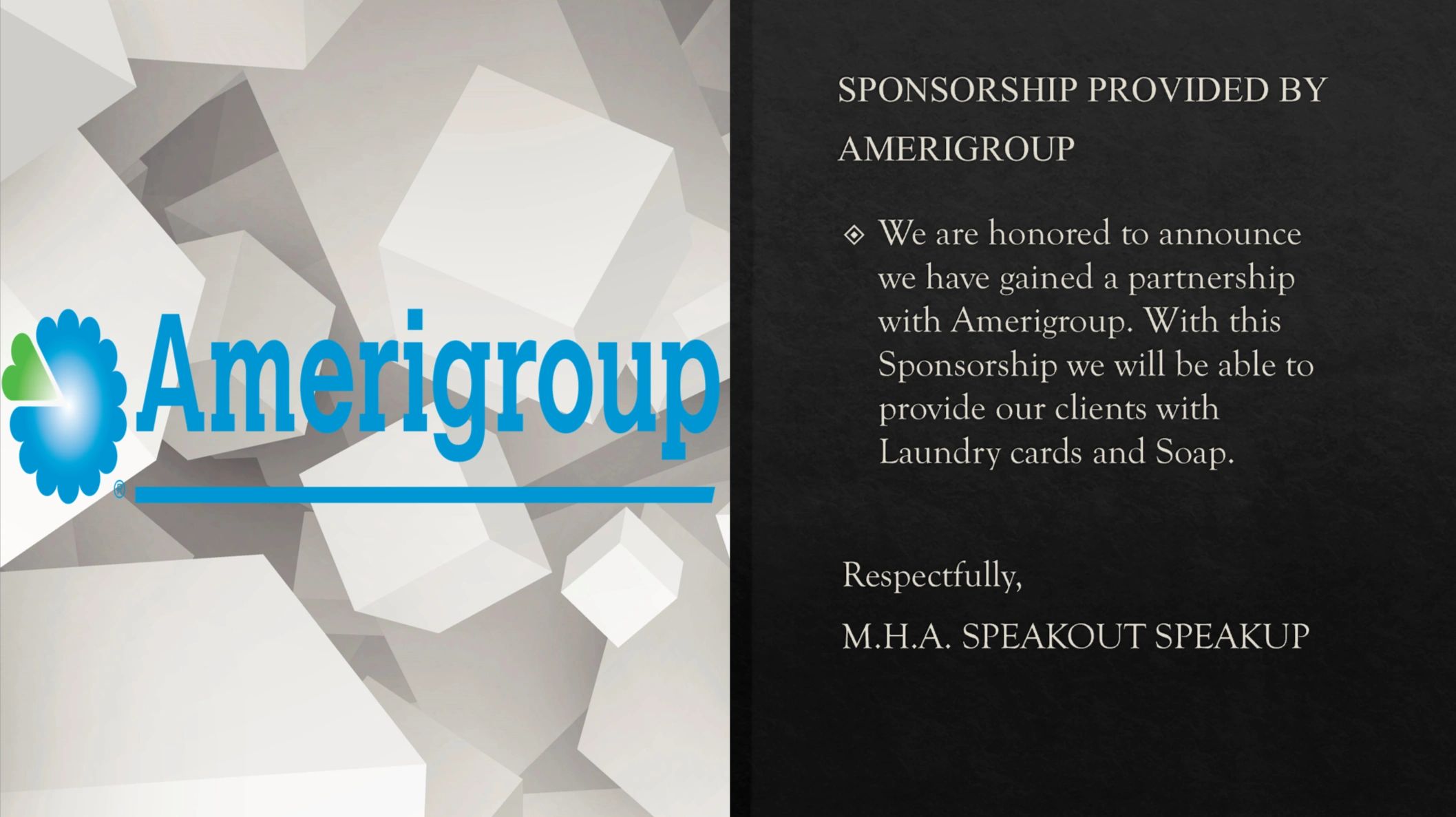 AMERIGROUP SPONSORSHIP