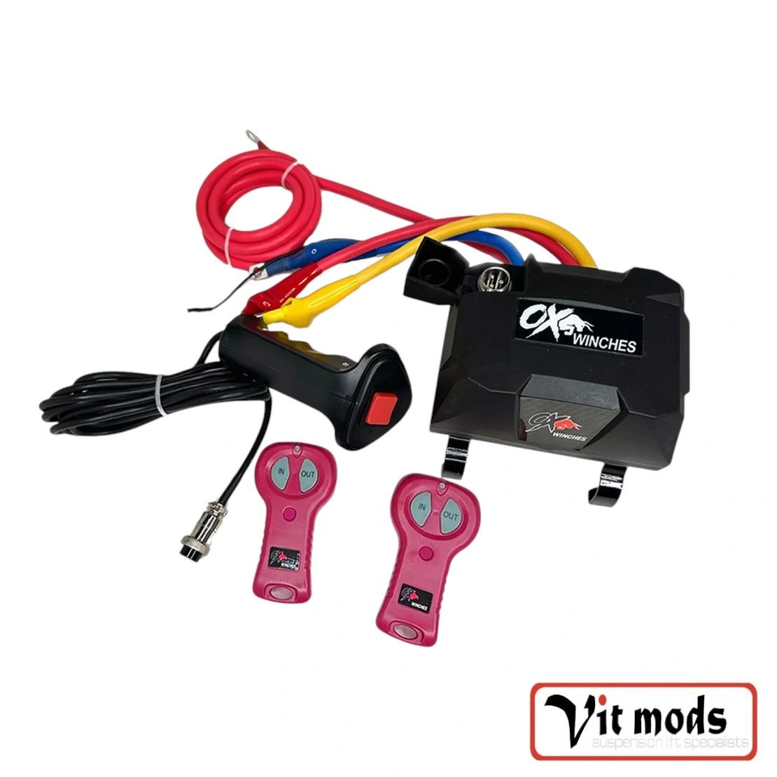OX WINCH 12V WIRELESS WINCH CONTROL BOX SYSTEM COMPLETE - NEW COMPACT ...