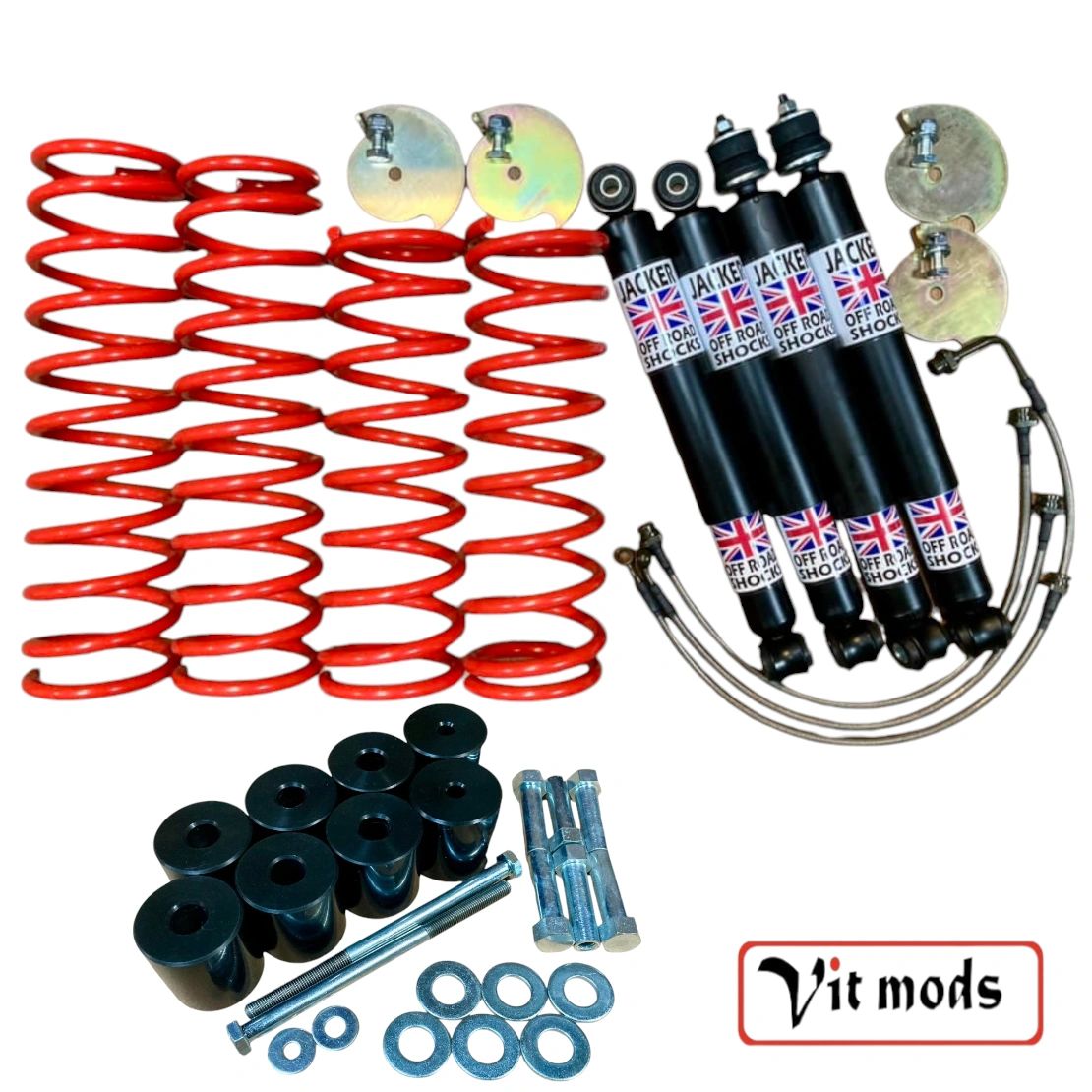 4" / 100mm Extended Max Drop Lift Kit - 2" / 50mm lift but with 4 ...