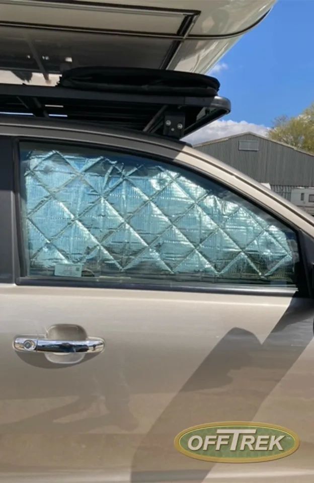 FORD RANGER 2015 2022 T6-T8 PRO OVERLAND Thermal Sun Screens Full 3x ...