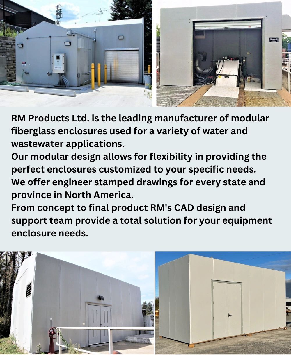 Modular Fiberglass Buildings for the Water & Wastewater Industry