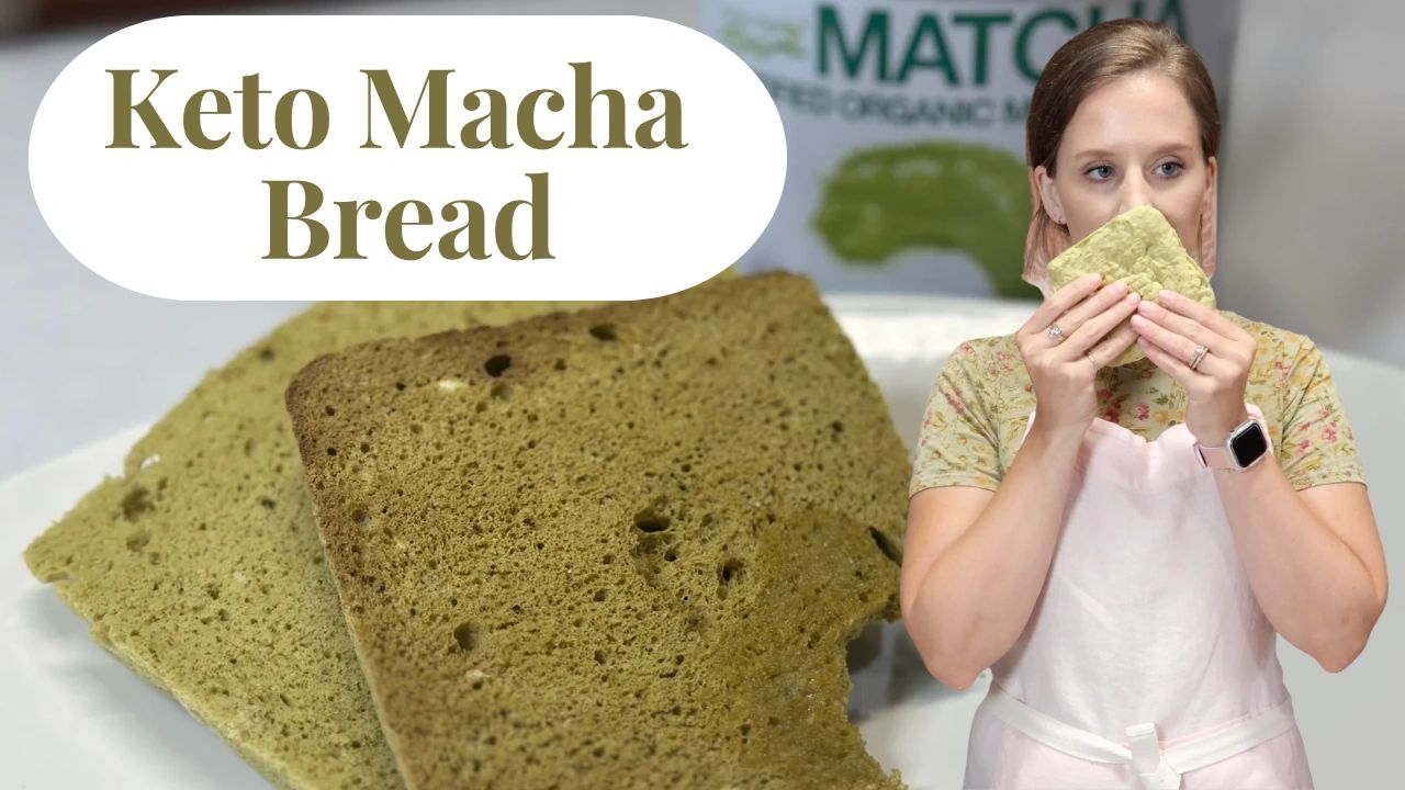 Keto Matcha Bread in "2 minutes"