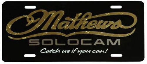 Mathews License plate 6" x 12"