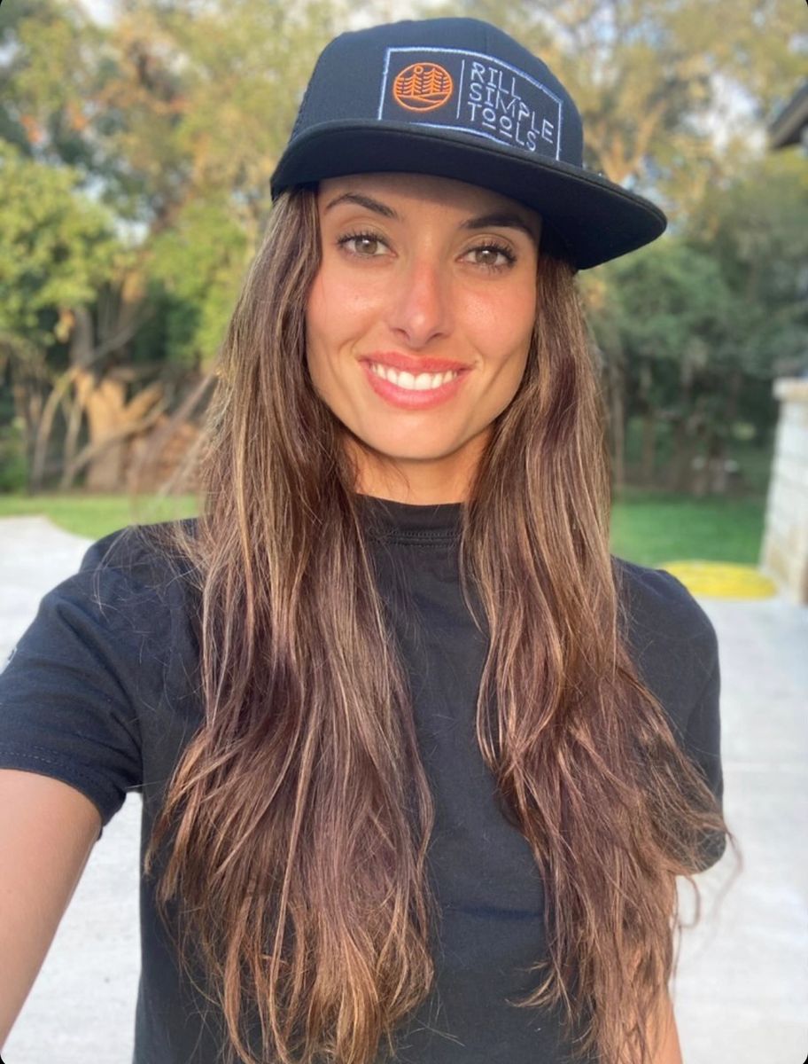 Hella black flat brim snap back trucker