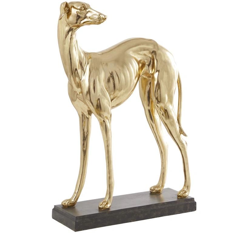 Gold Greyhound Sculpture