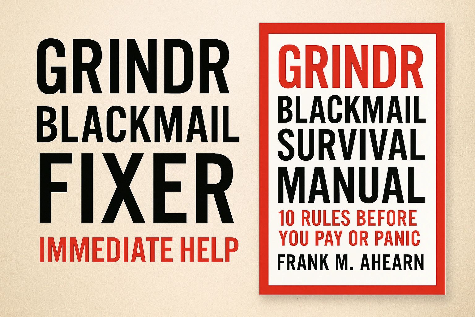 Grindr Blackmail Survival Manual - 10 Rules Before You Pay