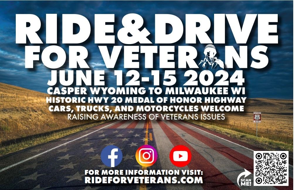 RIDE FOR VETERANS - Wounded Veterans, Helping Veterans, Support Veterans